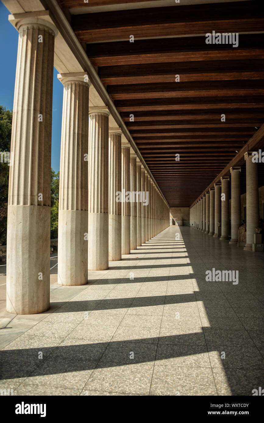 The greek stoa hi-res stock photography and images - Alamy