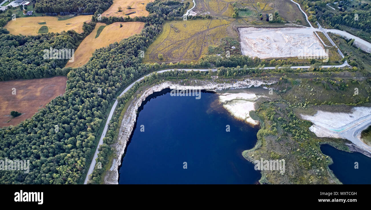 Acton stone quarry Stock Photo - Alamy