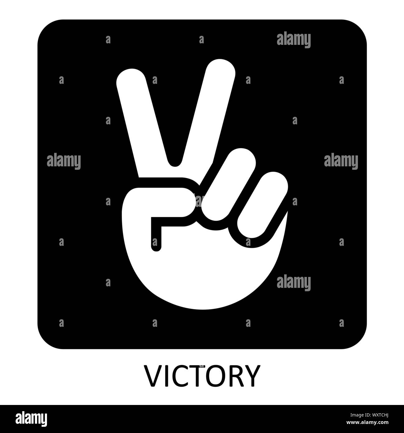 Victory icon illustration Stock Vector Image & Art - Alamy