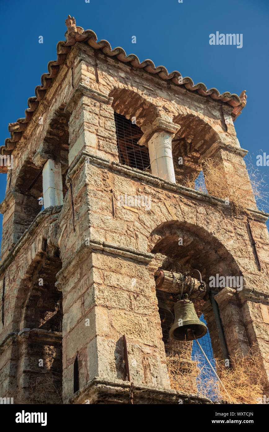 View of Little old Chapel in Sofiko, Peleponnes, Greece Stock Photo - Alamy