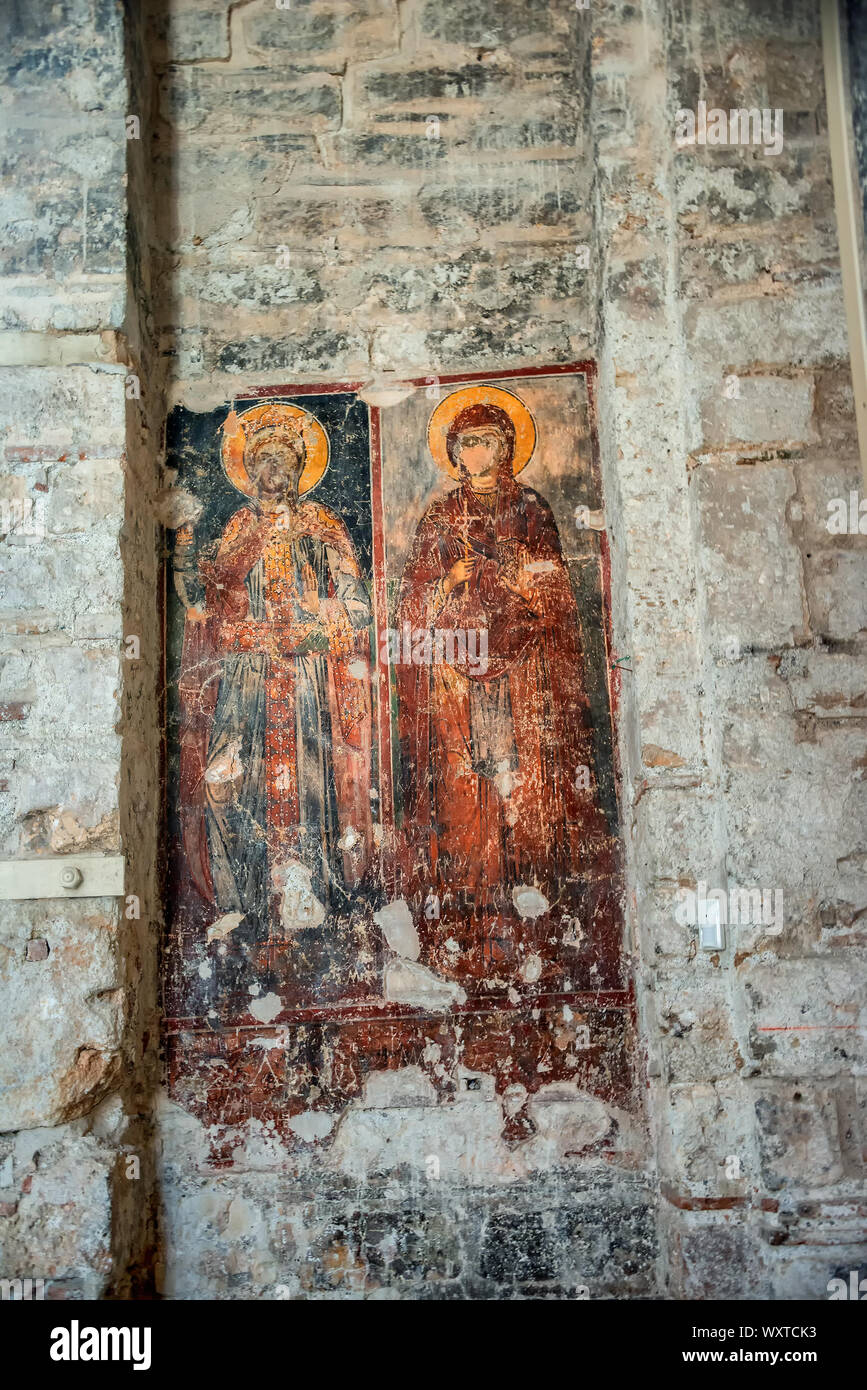 View of Little old Chapel in Sofiko, Peleponnes, Greece Stock Photo - Alamy