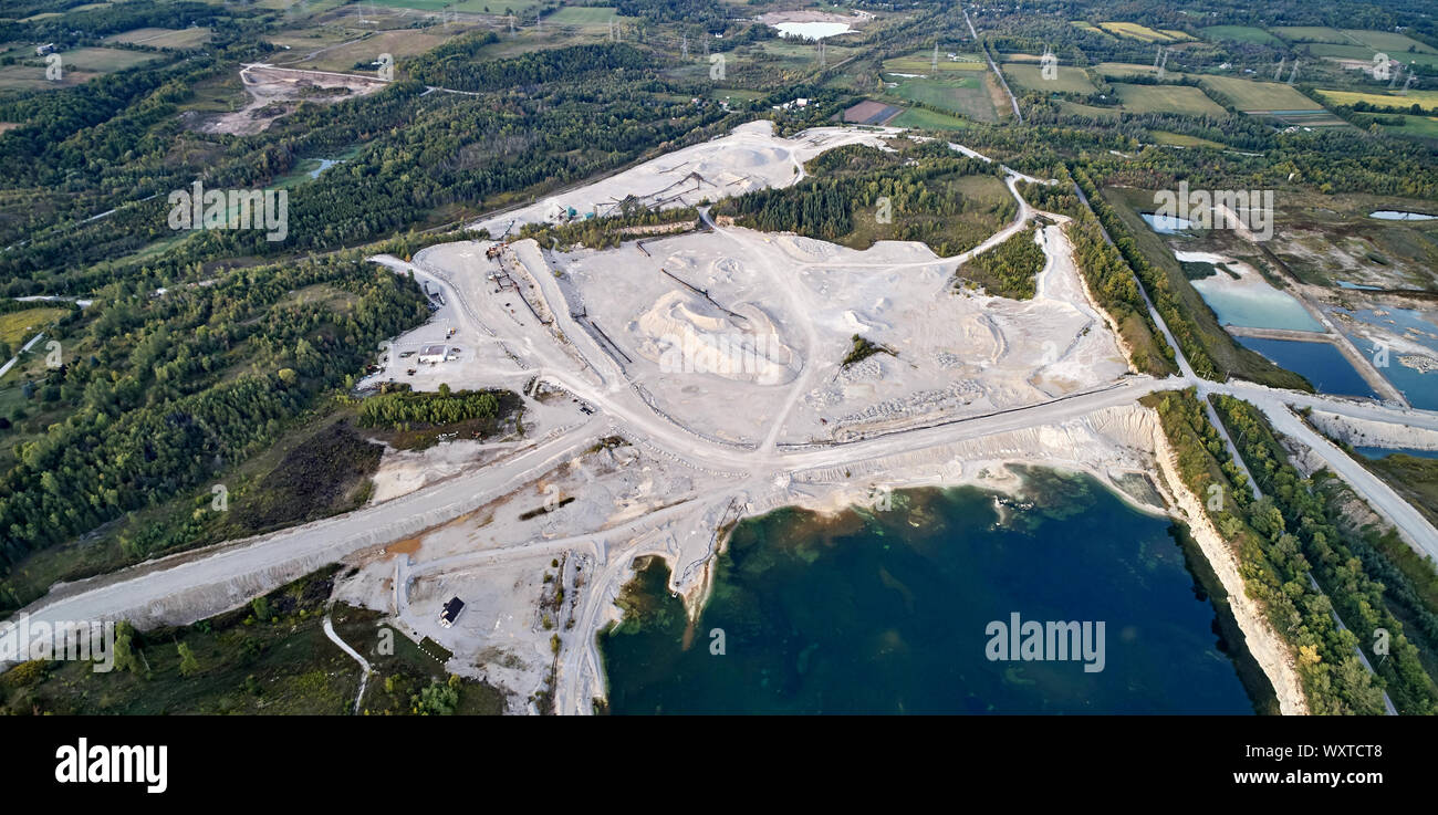 Acton stone quarry Stock Photo - Alamy