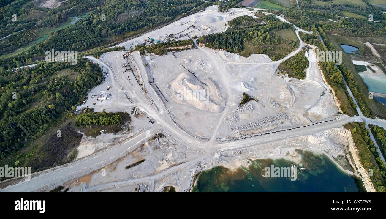 Acton stone quarry Stock Photo - Alamy