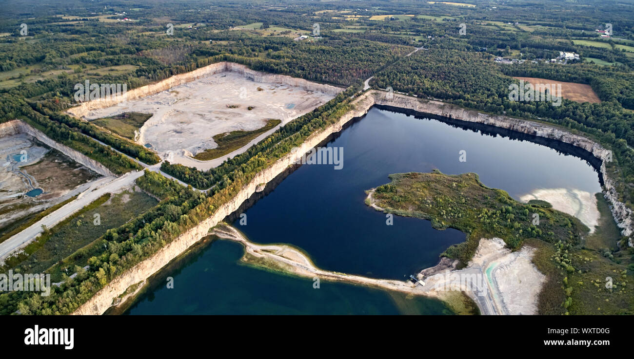 Acton stone quarry Stock Photo - Alamy
