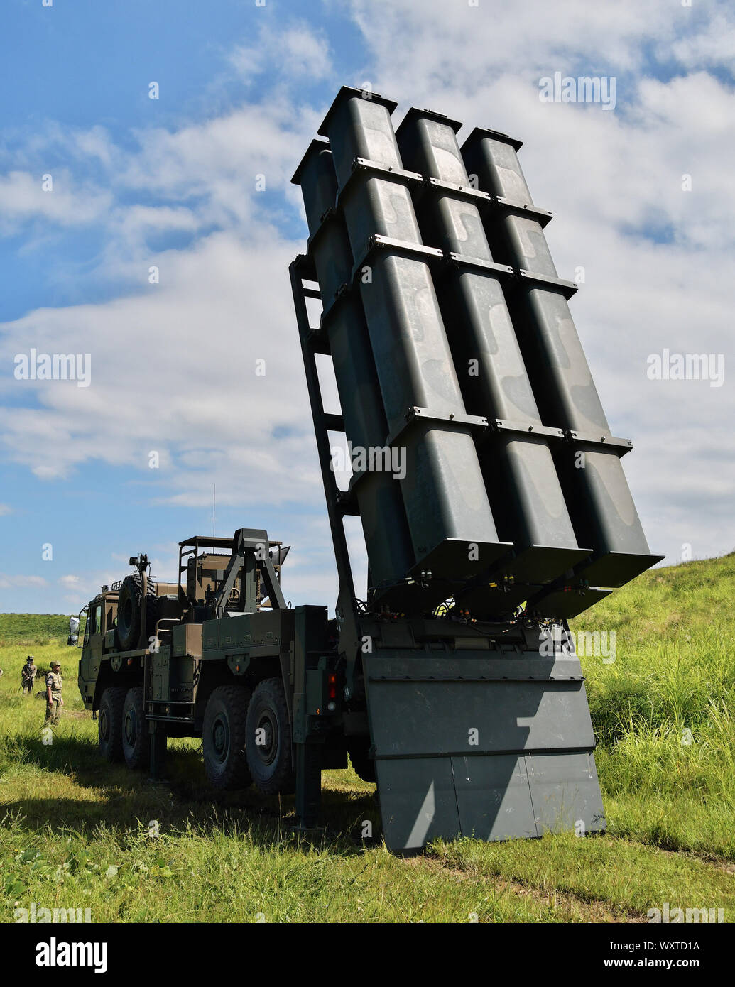 Type 12 Surface-to-Ship Missile of Japan Ground Self-Defense Force take ...