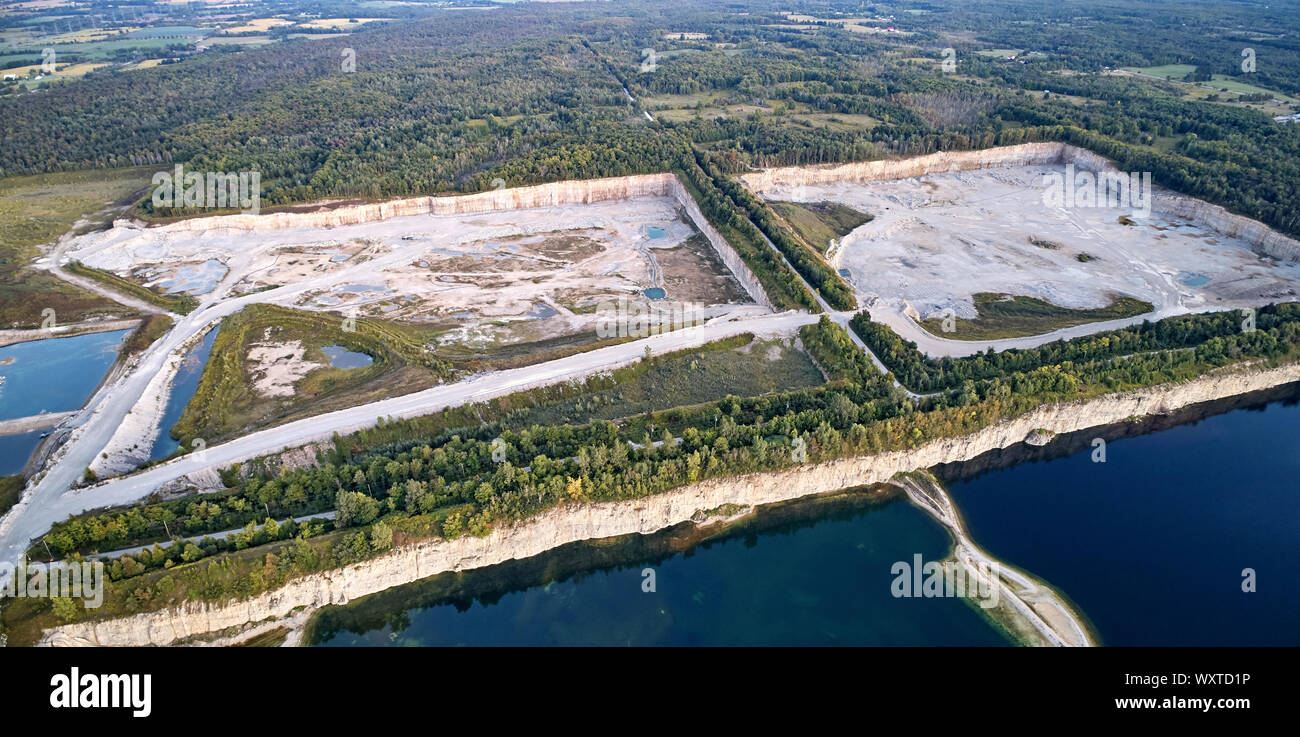 Acton stone quarry Stock Photo - Alamy