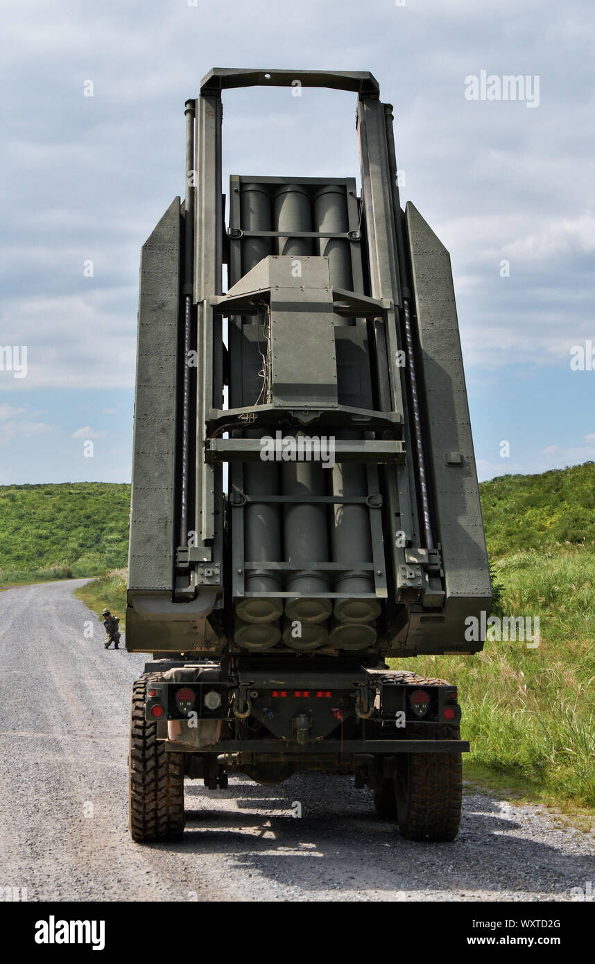 High Mobility Artillery Rocket System(HIMARS) of U.S. Army take part in ...