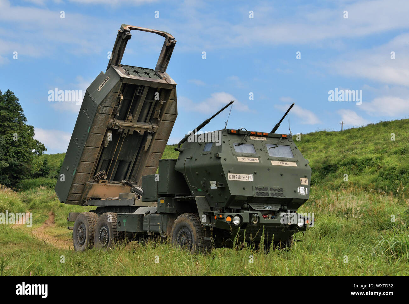 High Mobility Artillery Rocket System(HIMARS) of U.S. Army take part in ...