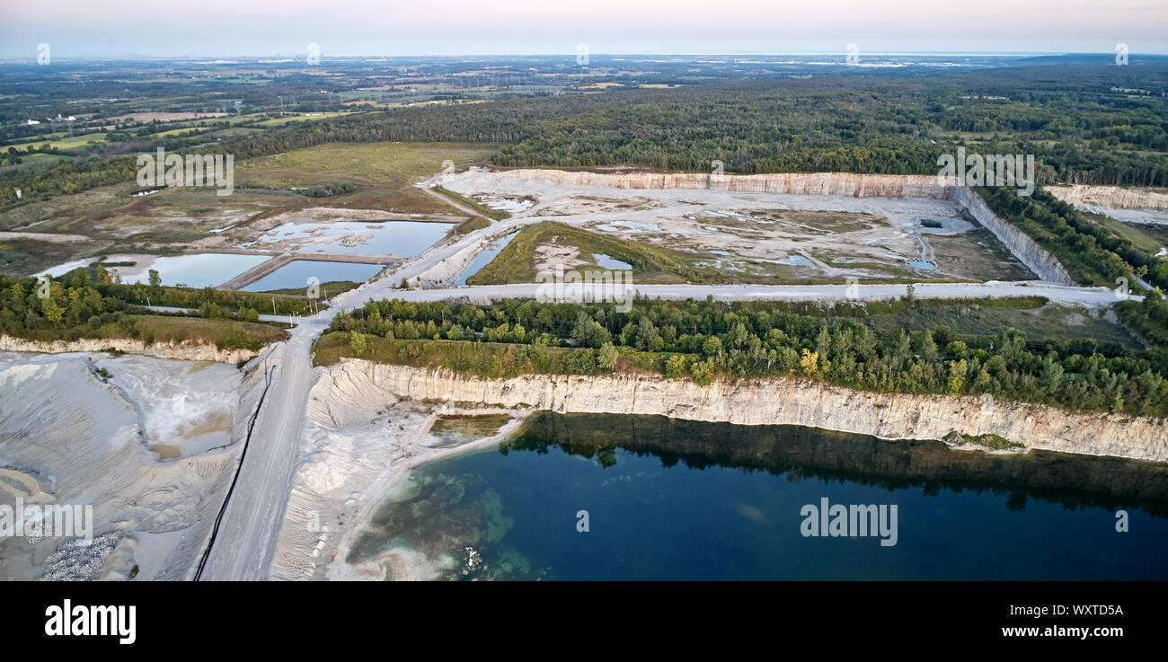Acton stone quarry Stock Photo - Alamy