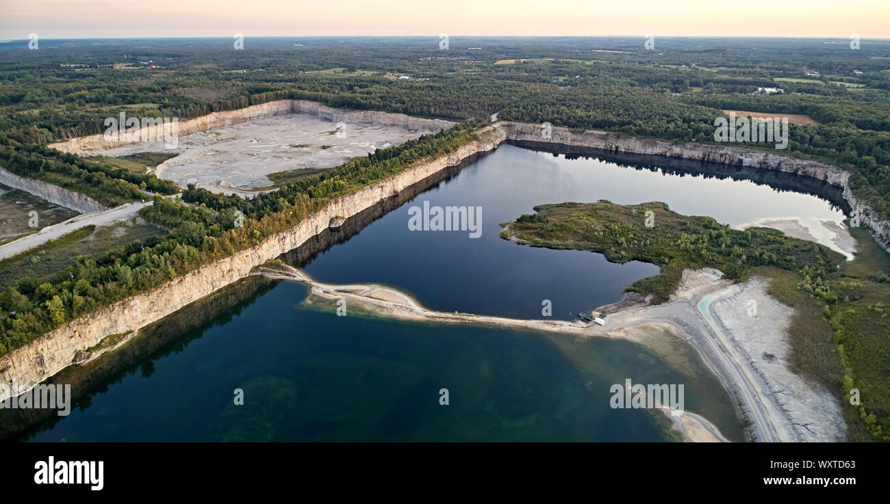 Acton stone quarry Stock Photo - Alamy