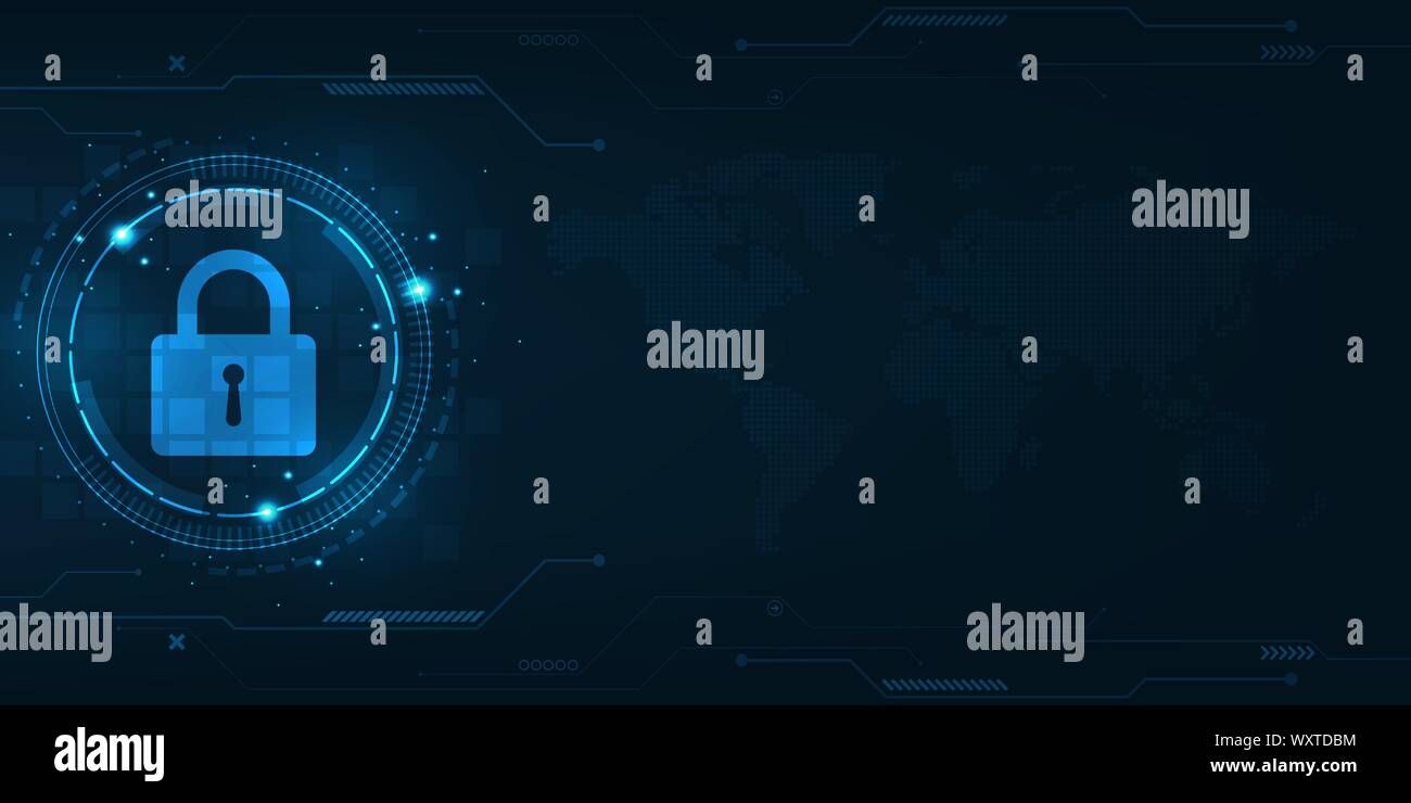 Vector background technology in the concept of security Stock Vector ...