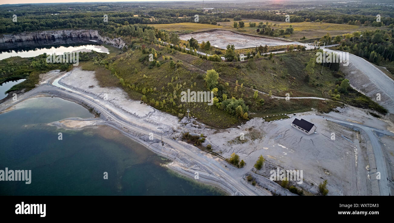 Acton stone quarry Stock Photo - Alamy