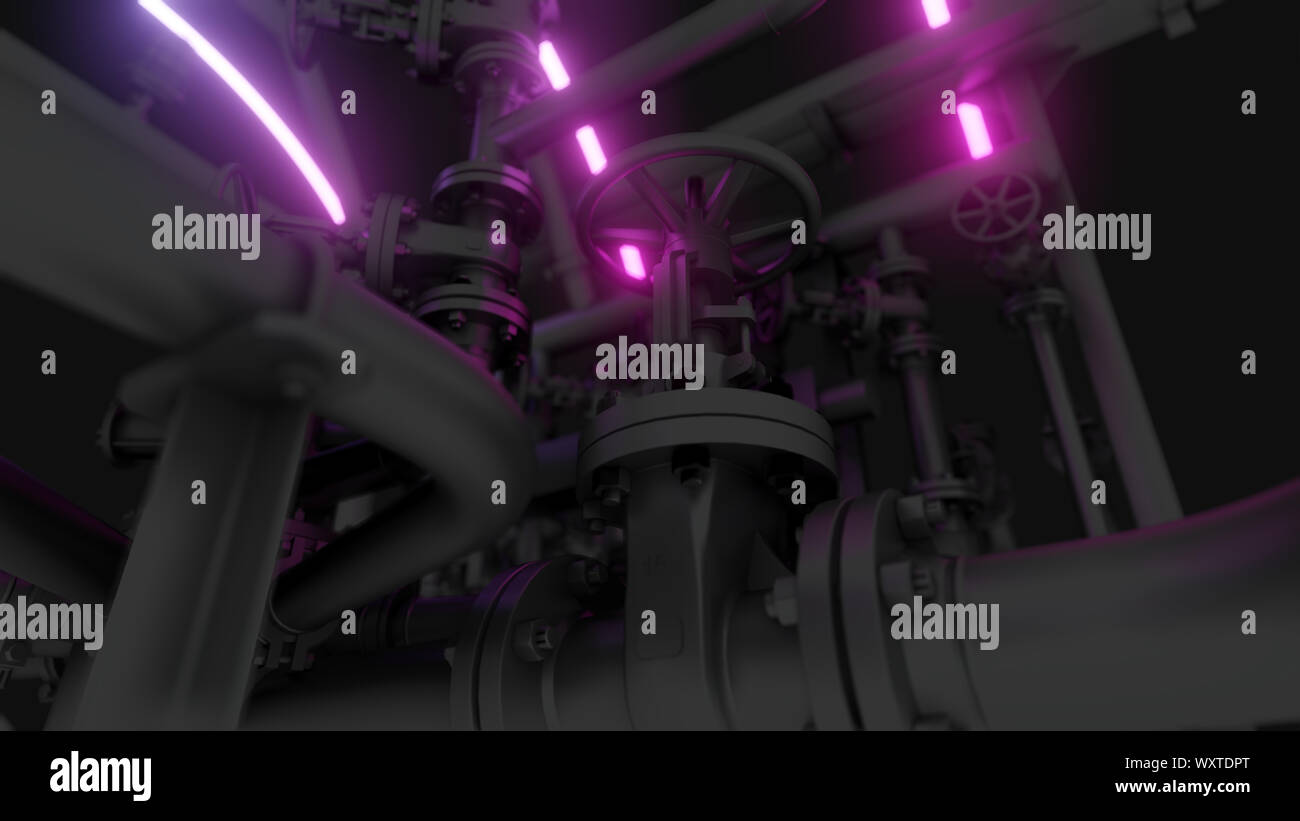 3d laser pipe and gas hi-res stock photography and images - Alamy