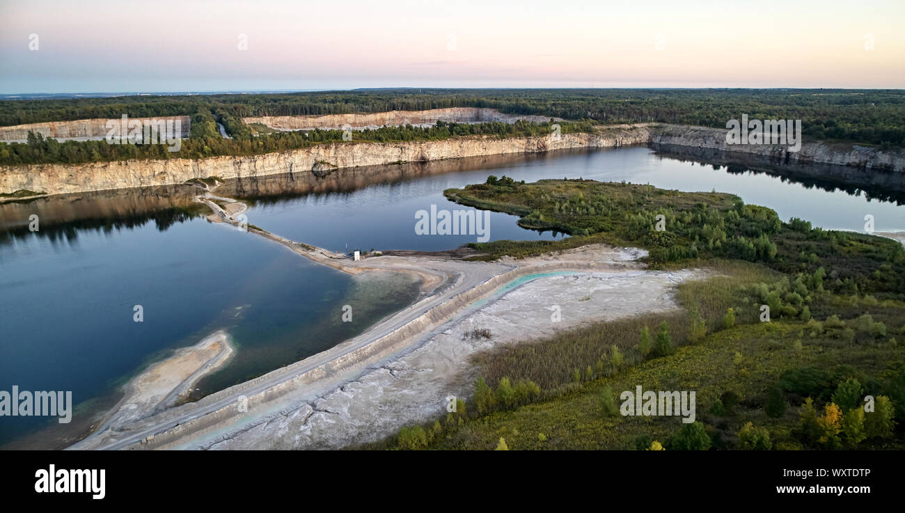 Acton stone quarry Stock Photo - Alamy