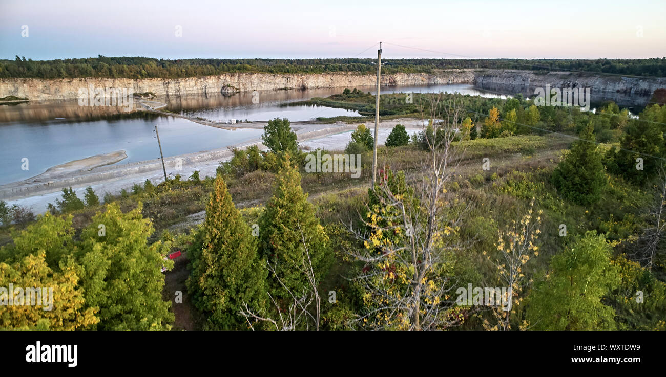 Acton stone quarry Stock Photo - Alamy