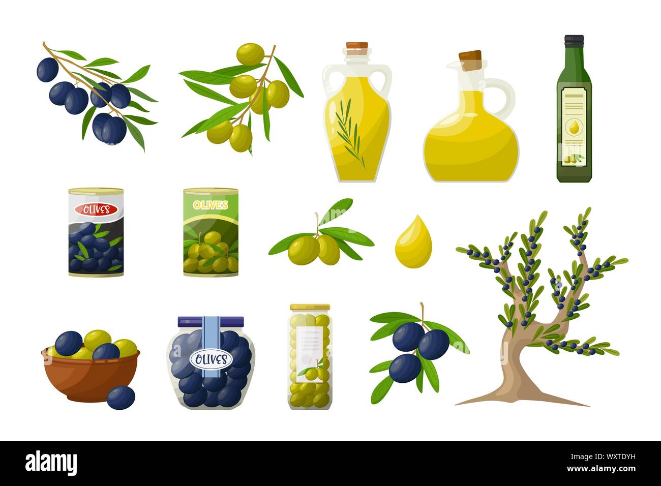 Decorative glass products Cut Out Stock Images & Pictures - Alamy