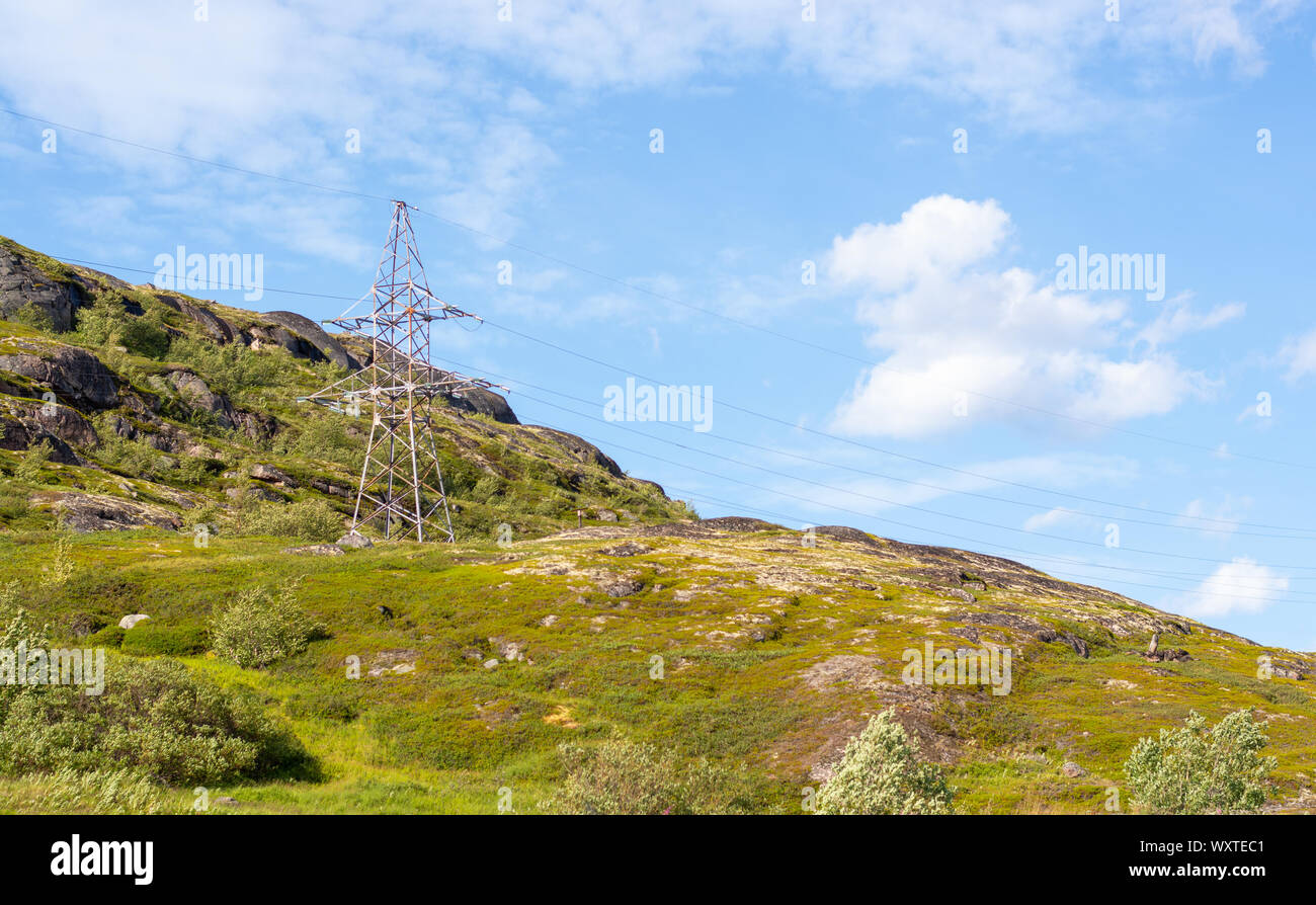 Power poles in the countryside hi-res stock photography and images - Alamy