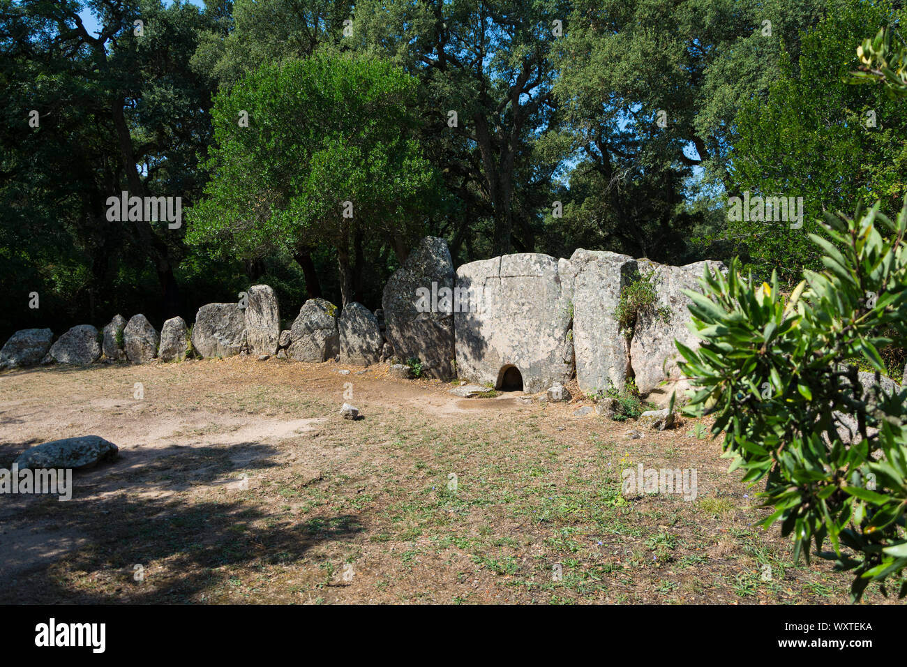 August 23, 2019 - tempio pausania , Italy: Tomb of giants PASAREDDA ...