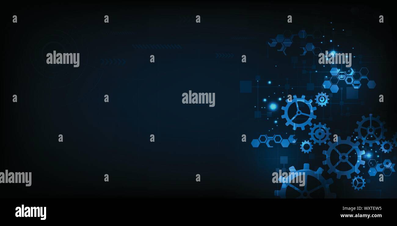 Vector background technology in the concept of mechanical Stock Vector ...