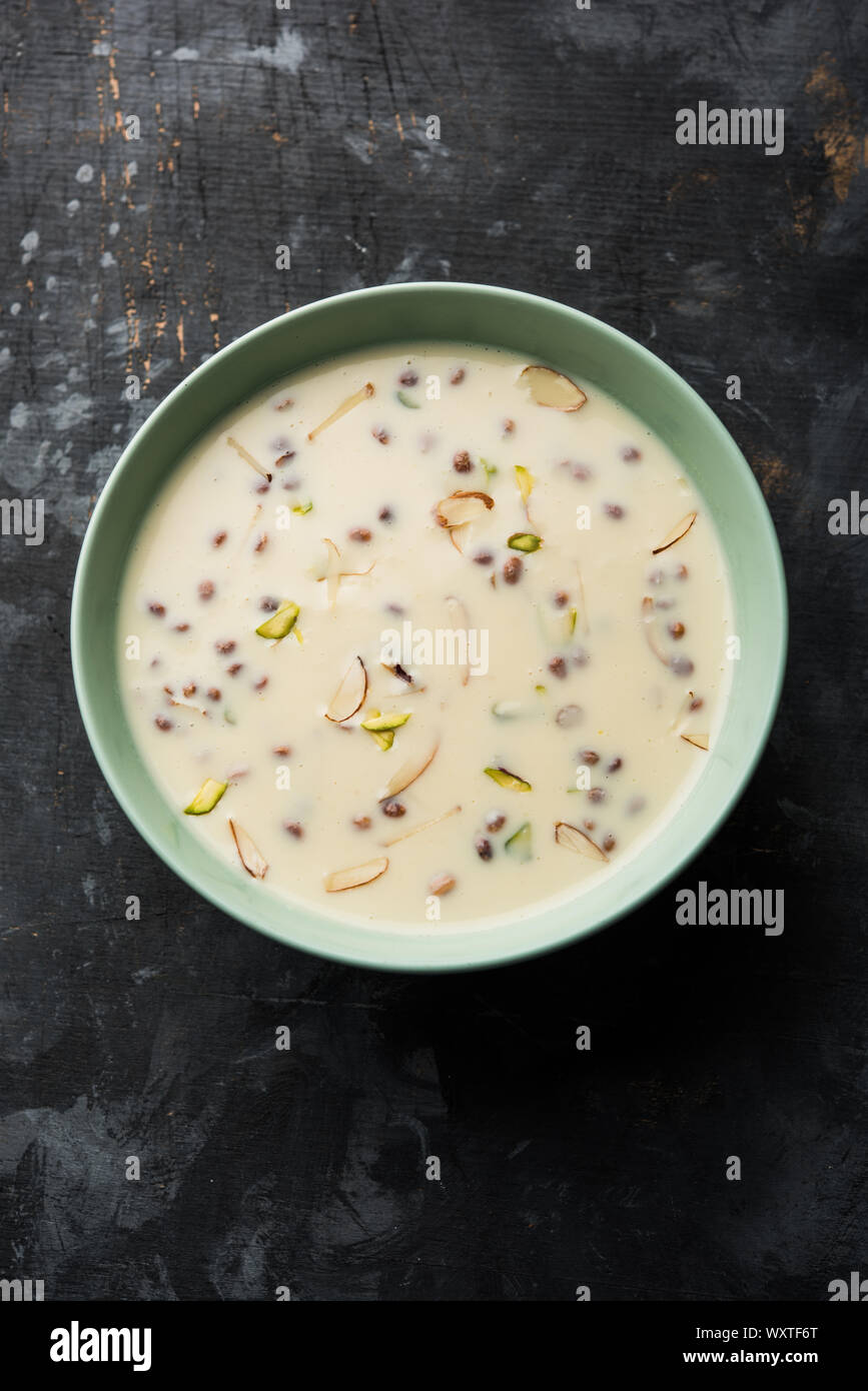 Basundi / Rabri or Rabdi - is a dessert made of condensed milk and dry ...