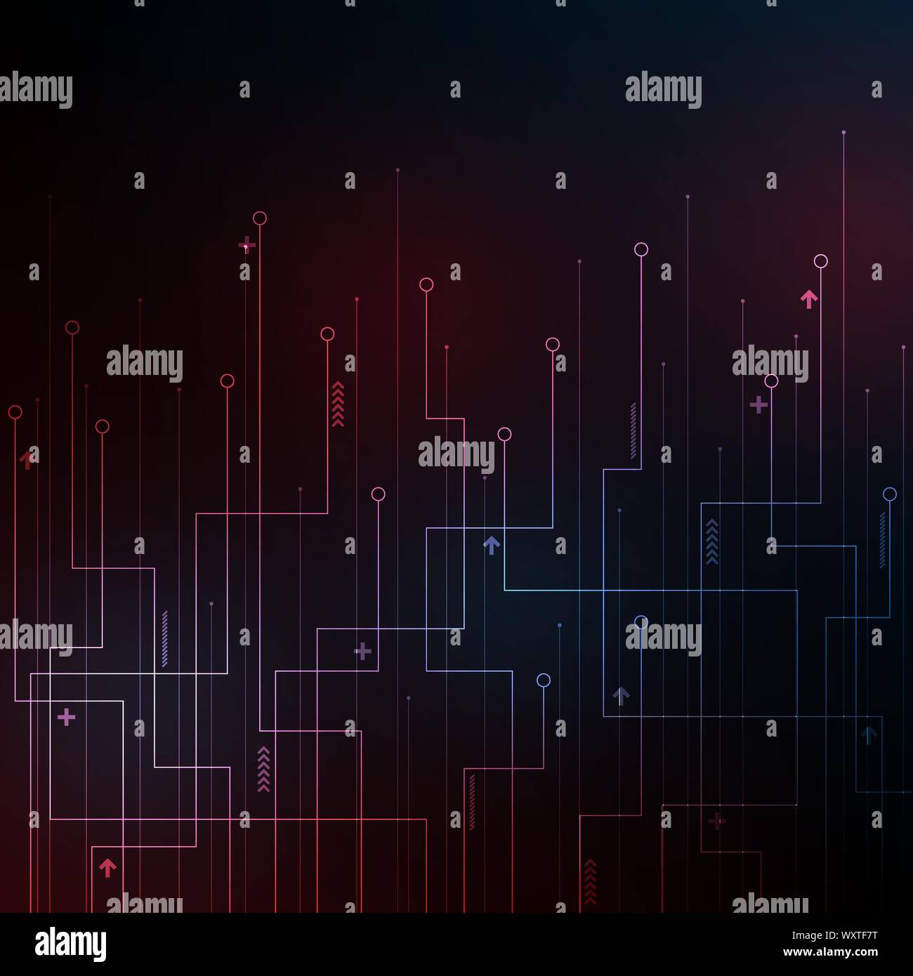 Vector abstract background technology electronic circuit design Stock Vector Image & Art - Alamy