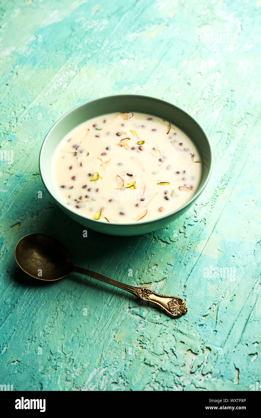 Basundi / Rabri or Rabdi - is a dessert made of condensed milk and dry ...