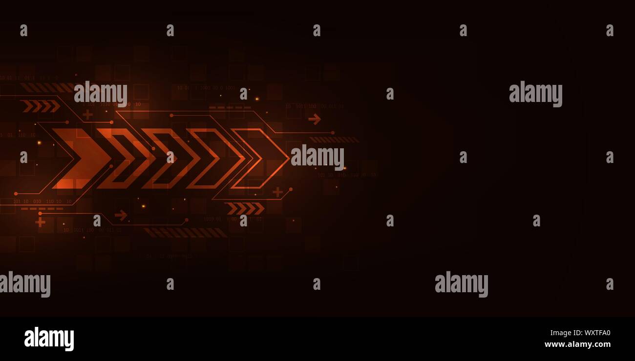 Future arrow digital Stock Vector Images - Alamy