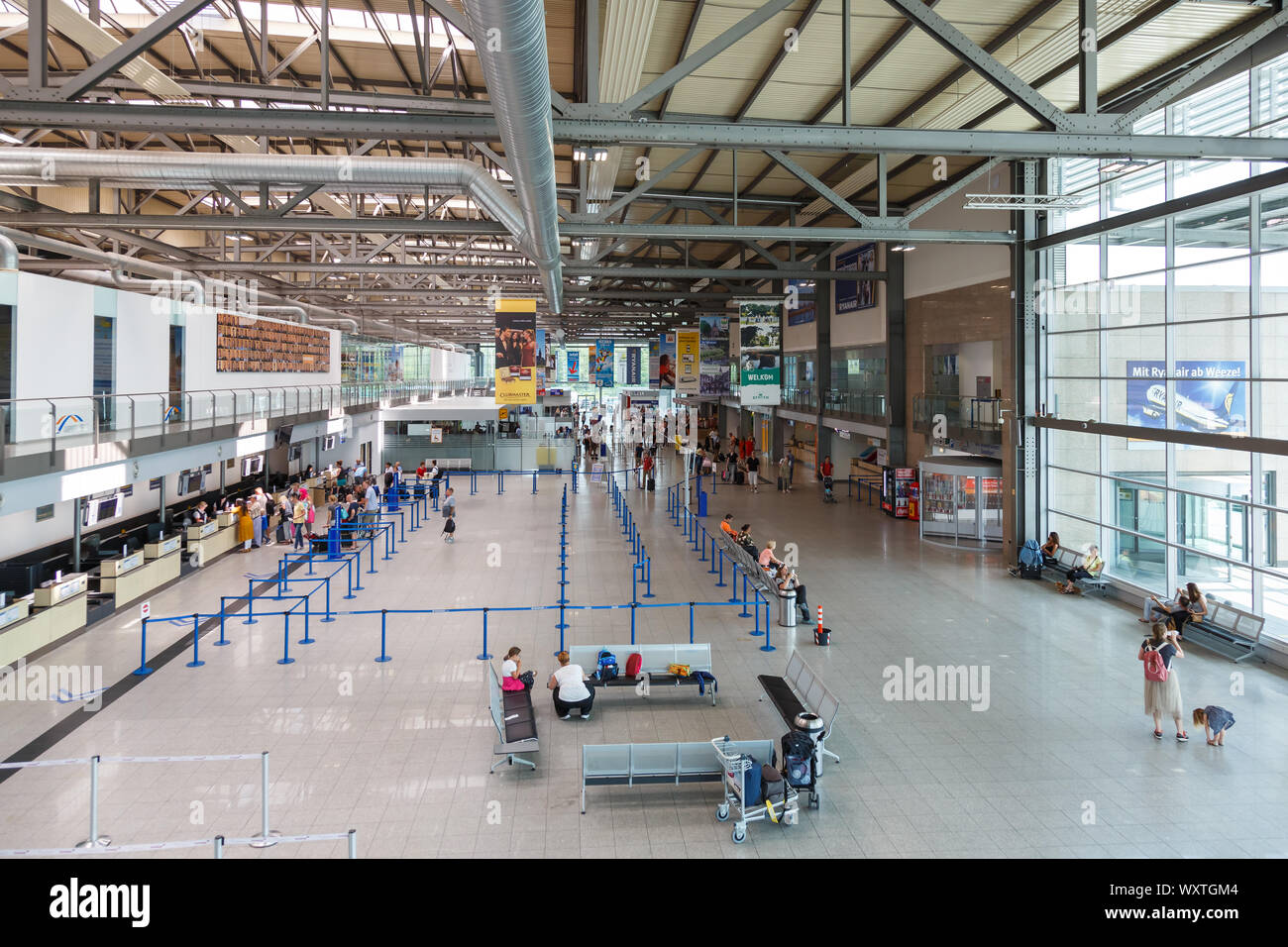Weeze, Germany – June 23, 2019: Terminal of Weeze Niederrhein airport ...