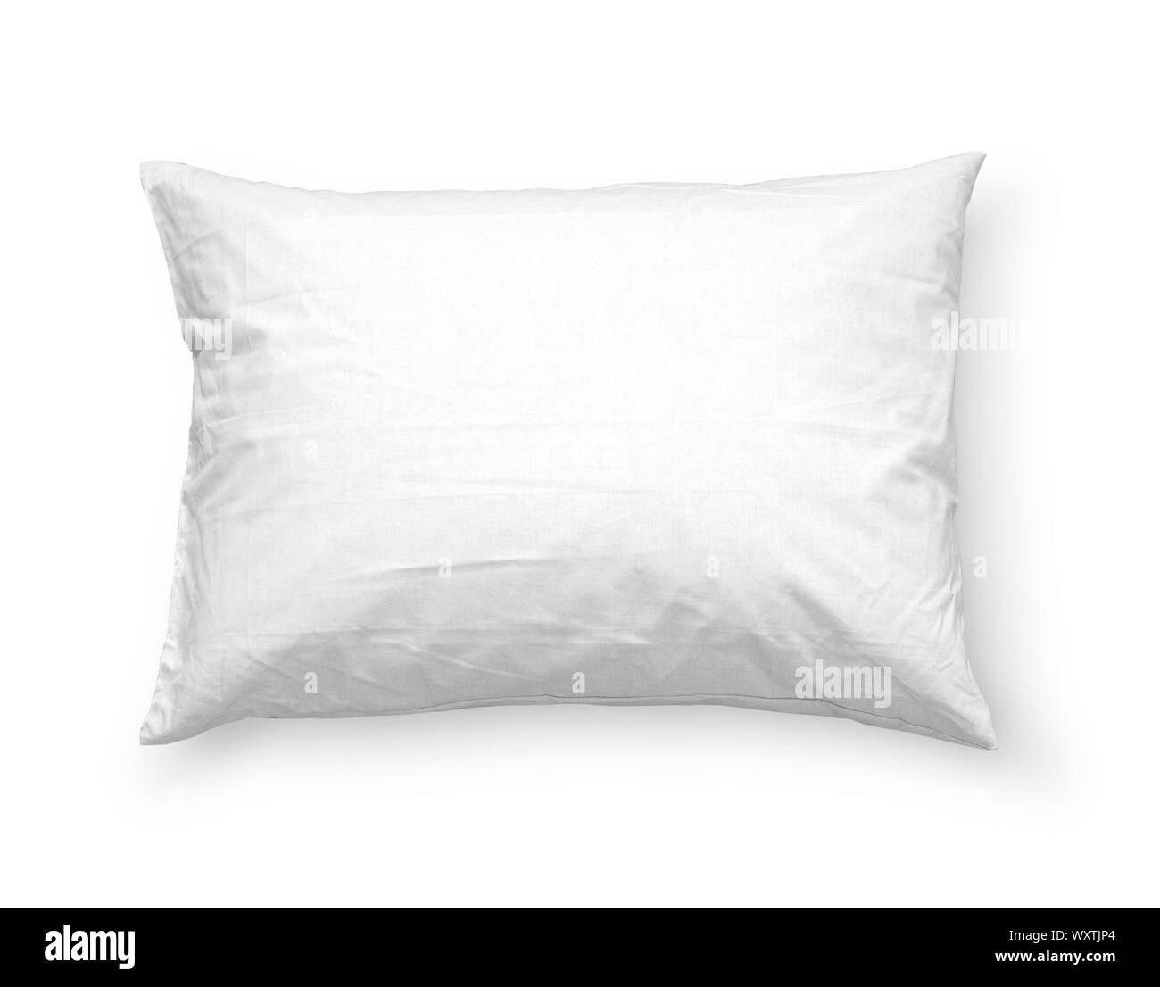 Blank soft pillow on white background isolated Stock Photo - Alamy