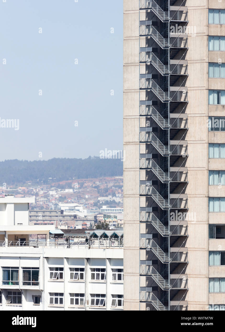 High building in the city of Antananarivo, Madagascar Stock Photo - Alamy