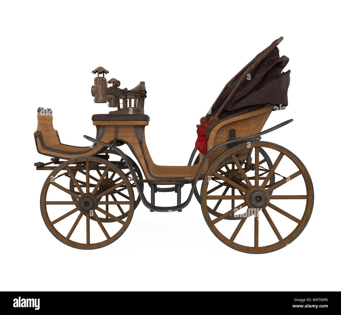 Classic Carriage Isolated Stock Photo - Alamy