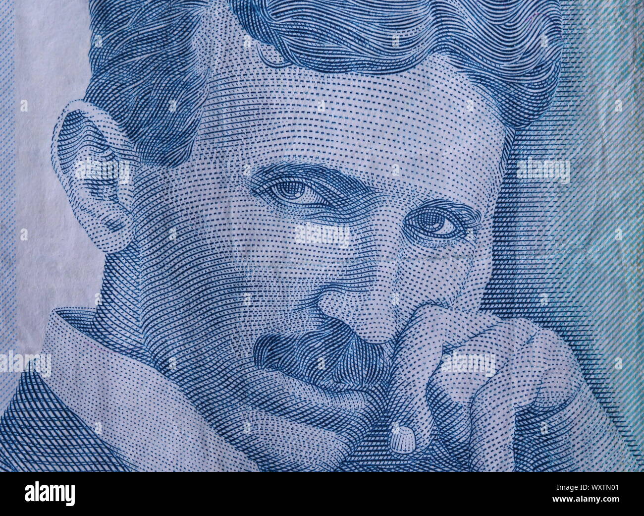 Nikola Tesla Serbian American Inventor High Resolution Stock ...