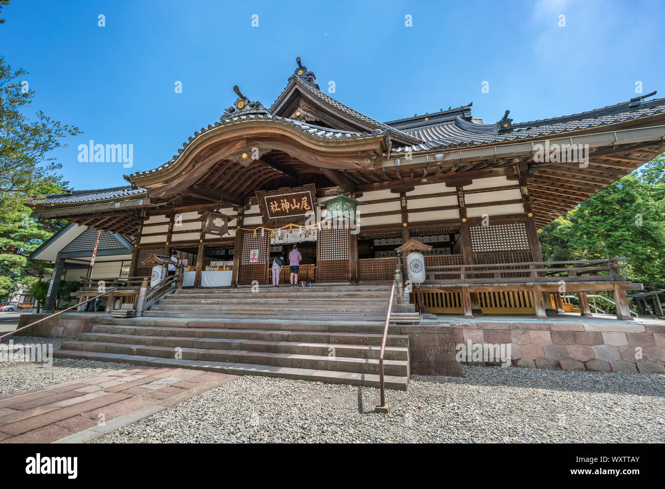 Kanazawa, Ishikawa Prefecture, Japan - August 21, 2018 : Honden Main ...