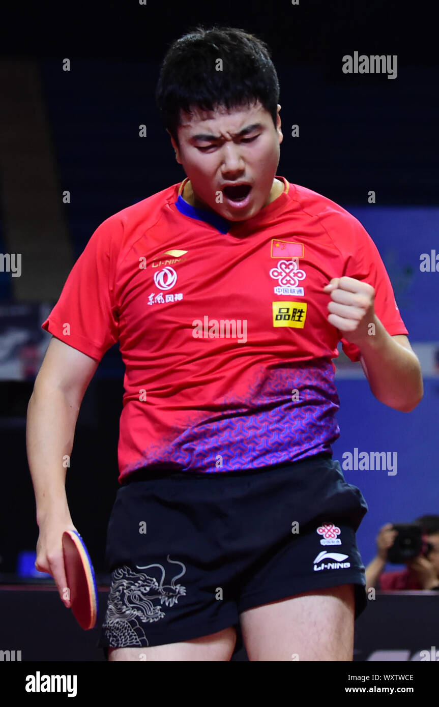 Yogyakarta, Indonesia. 18th Sep, 2019. Liang Jingkun of China ...