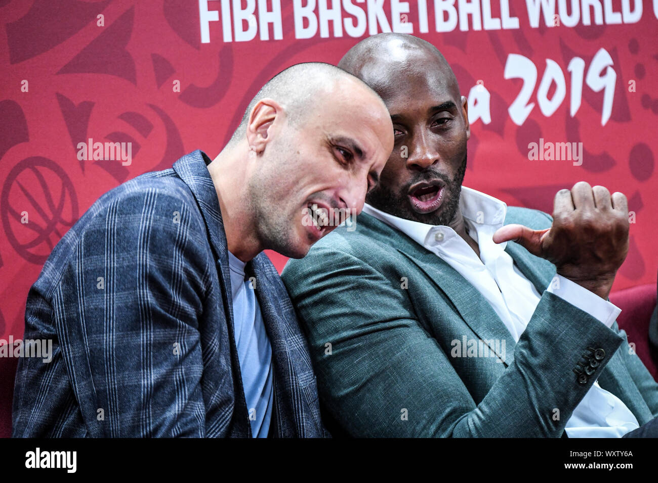 Kobe Bryant and Manu Ginobili. FIBA Basketball World Cup China 2019 ...