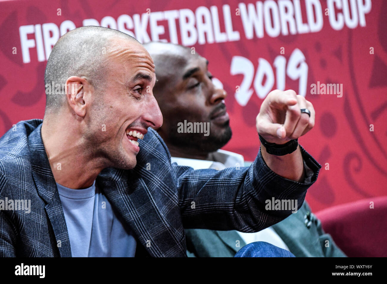 Kobe Bryant and Manu Ginobili. FIBA Basketball World Cup China 2019 ...