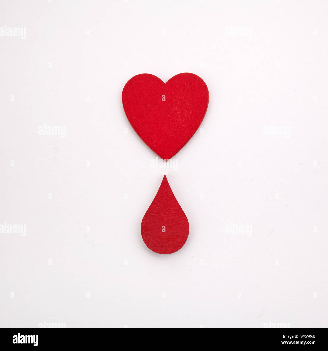 Giving blood saves live. Blood Donation concept. Red heart and blood ...