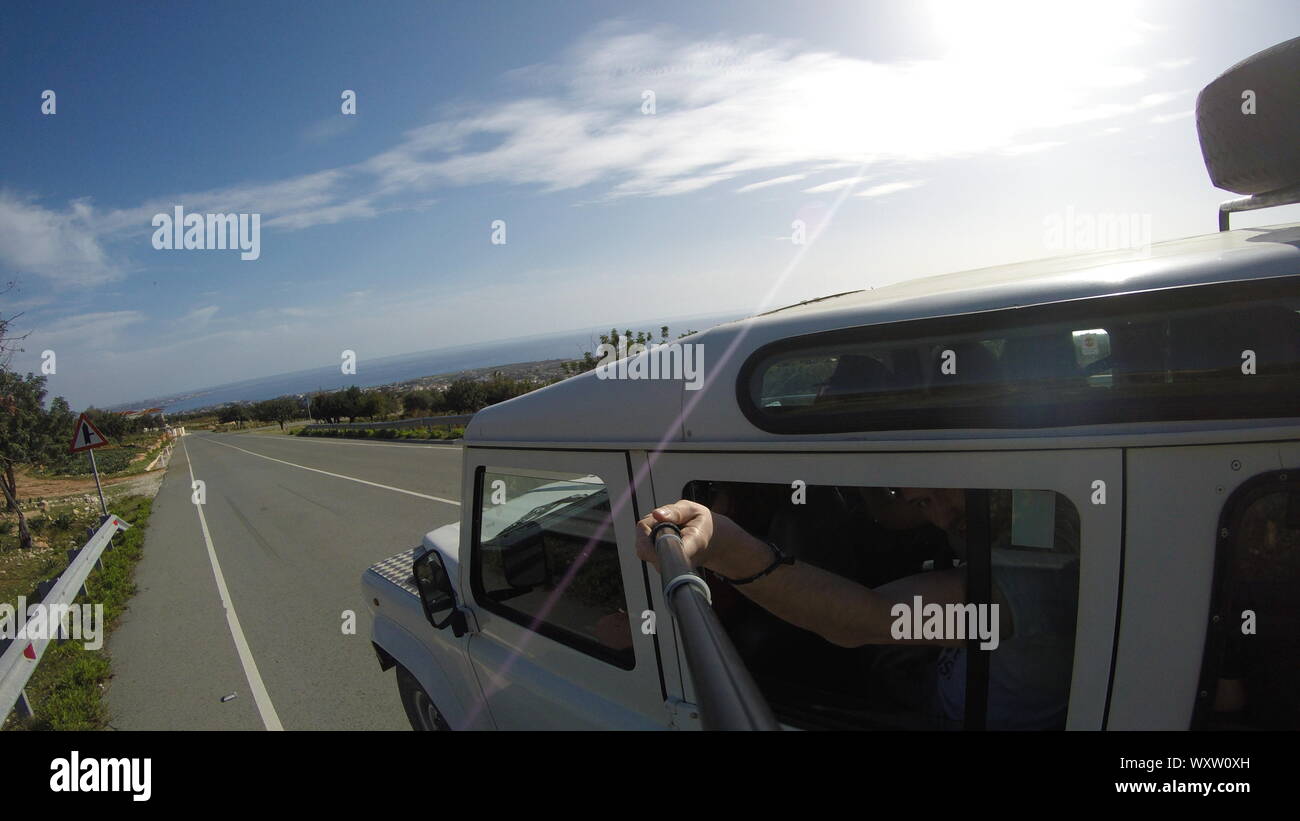 Driving In A Car Stock Photo - Alamy