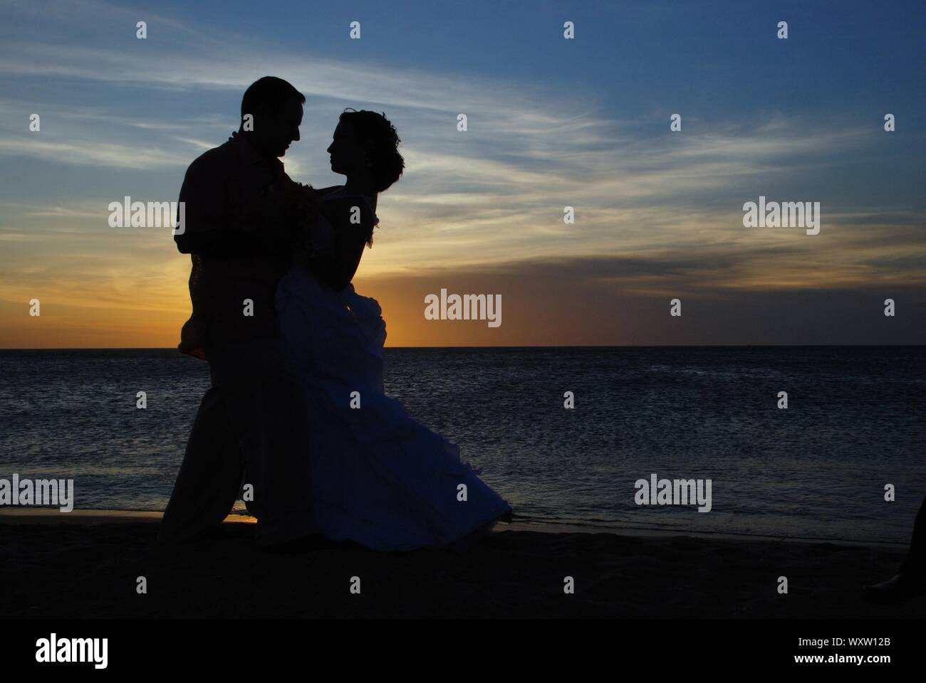 Married couple together landscape, love, lover, close-up, dark, night ...