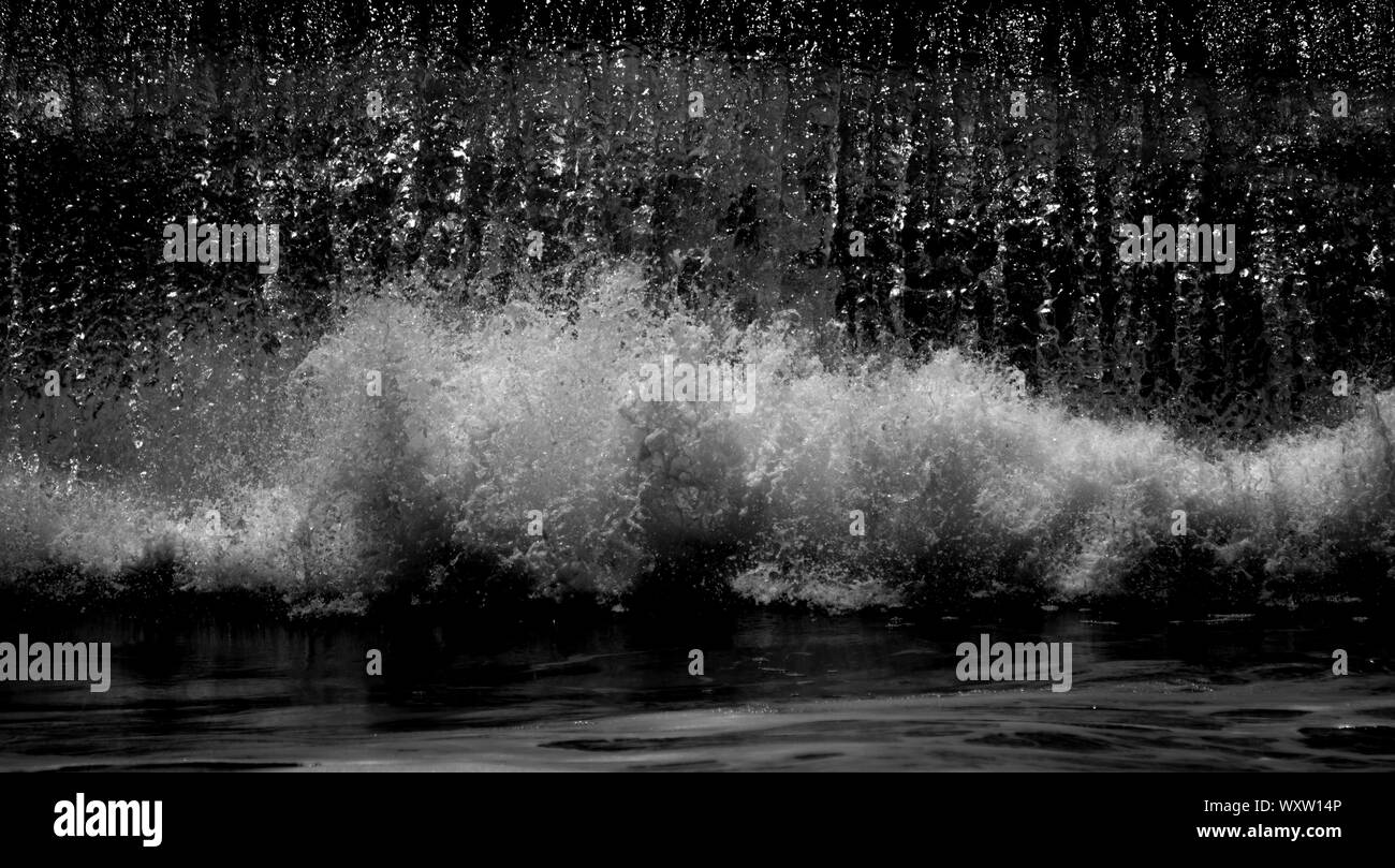 Moment of explosion Black and White Stock Photos & Images - Alamy