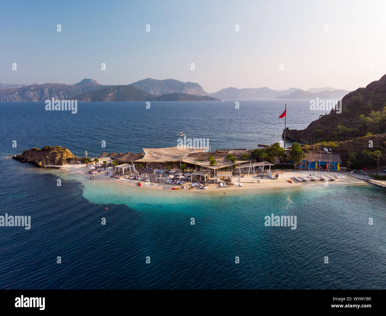 D Maris Bay hotel aerial, Turkey Stock Photo - Alamy