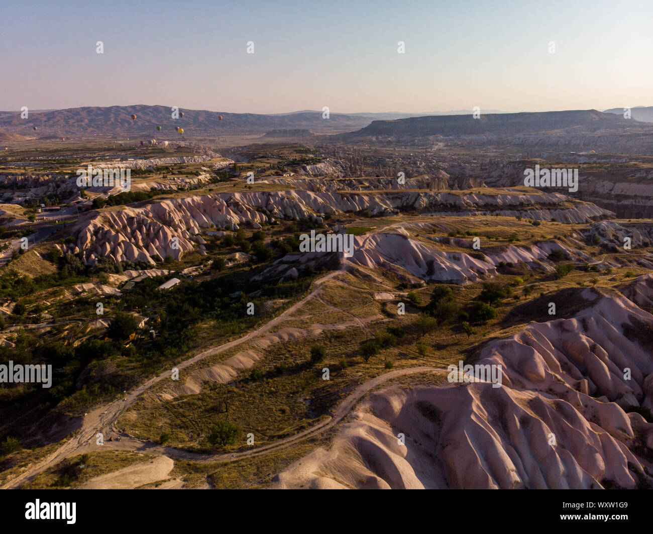 Cappadocia aerial, Turkey Stock Photo - Alamy