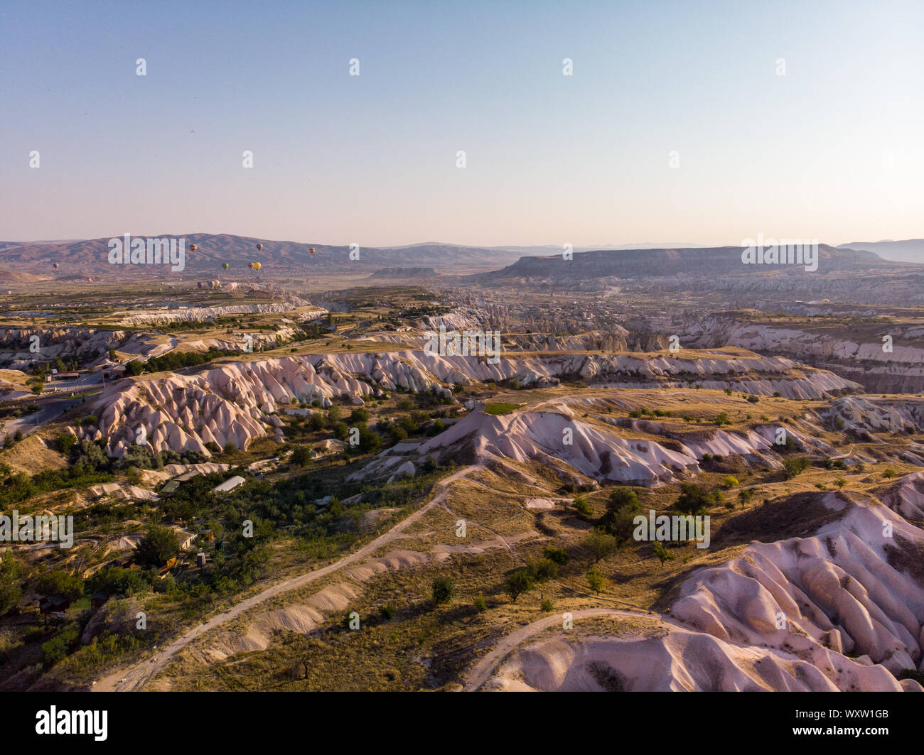 Cappadocia aerial, Turkey Stock Photo - Alamy