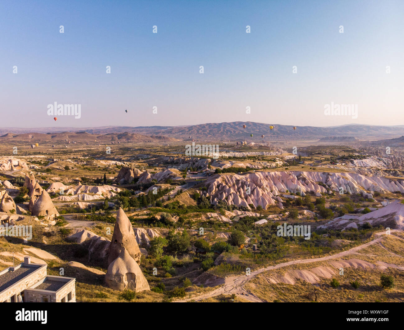 Cappadocia aerial, Turkey Stock Photo - Alamy