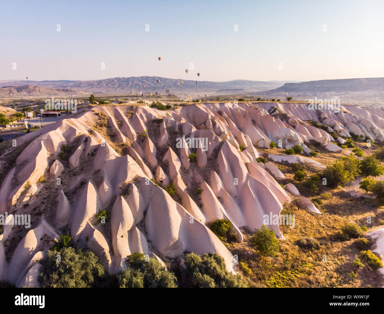 Cappadocia aerial, Turkey Stock Photo - Alamy