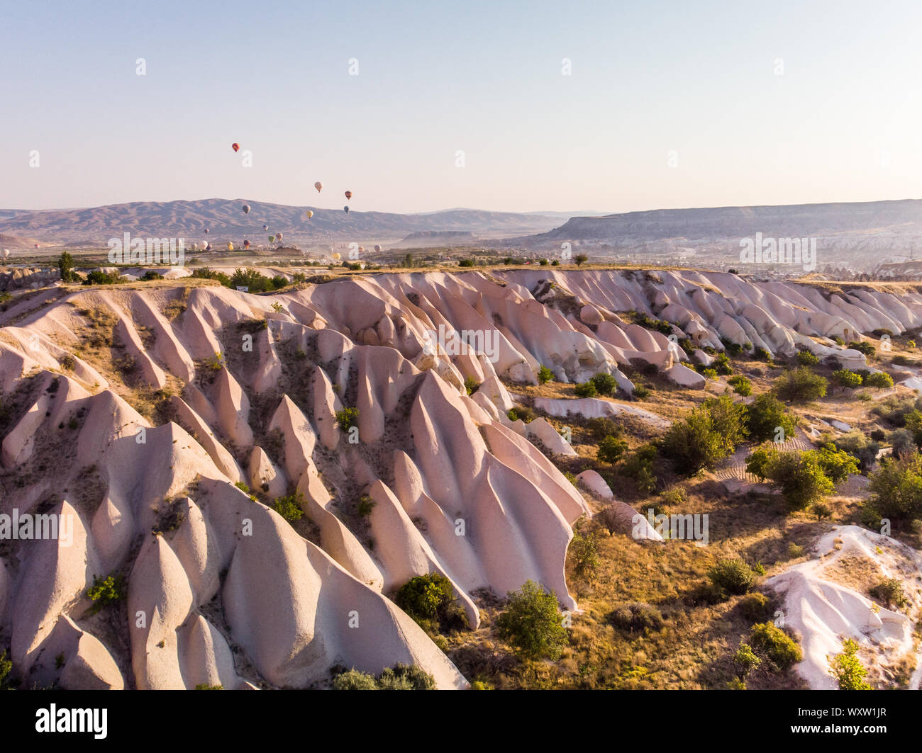 Cappadocia aerial, Turkey Stock Photo - Alamy