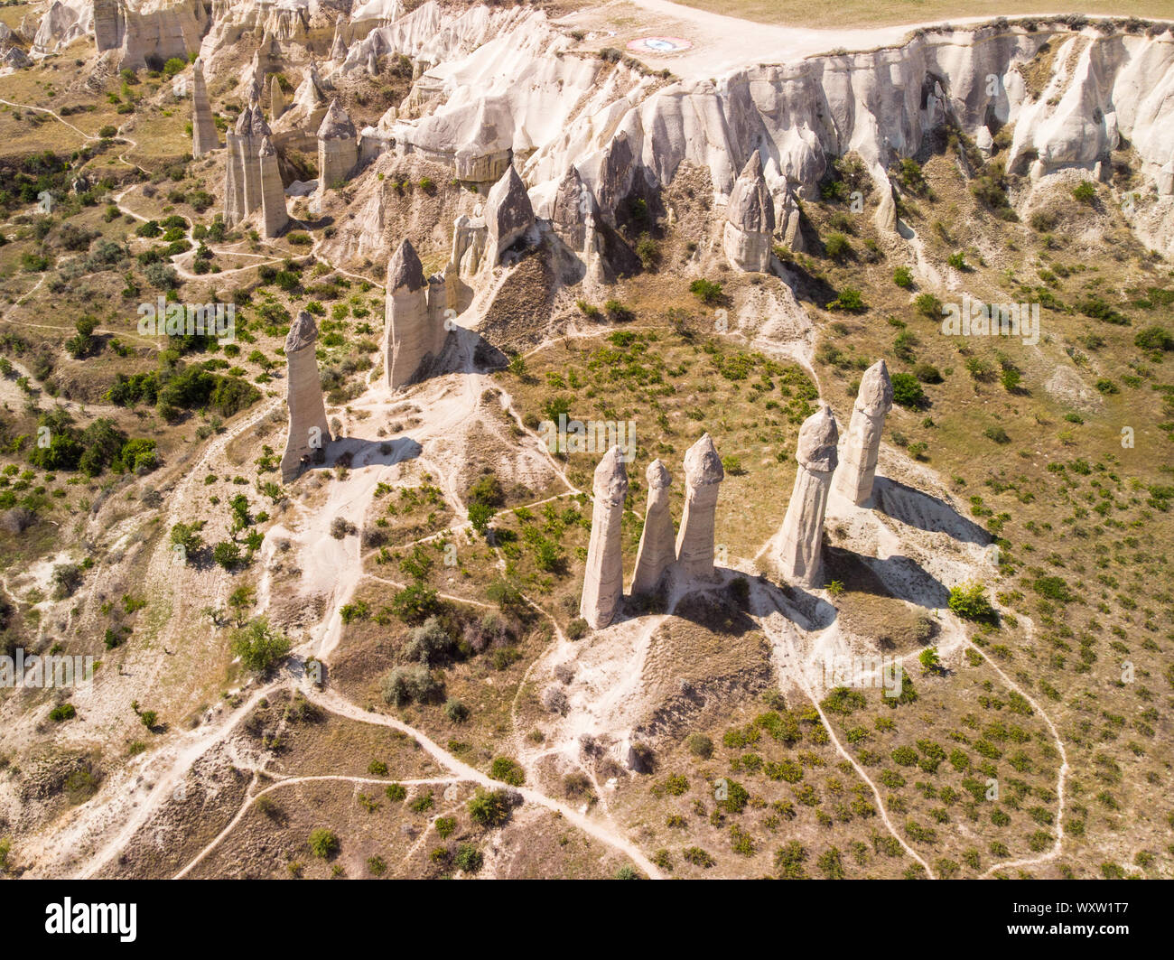 Cappadocia aerial, Turkey Stock Photo - Alamy