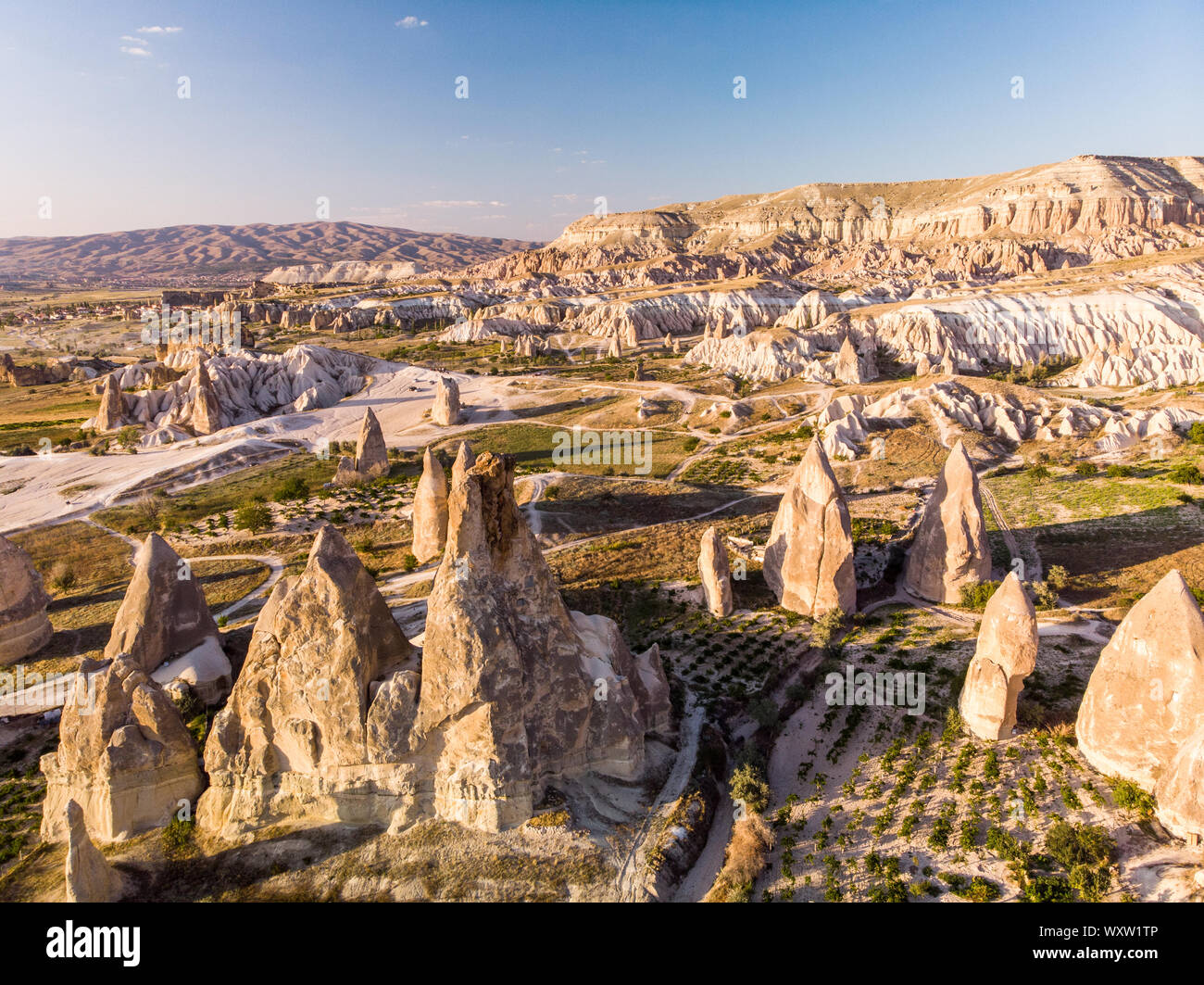 Cappadocia aerial, Turkey Stock Photo - Alamy