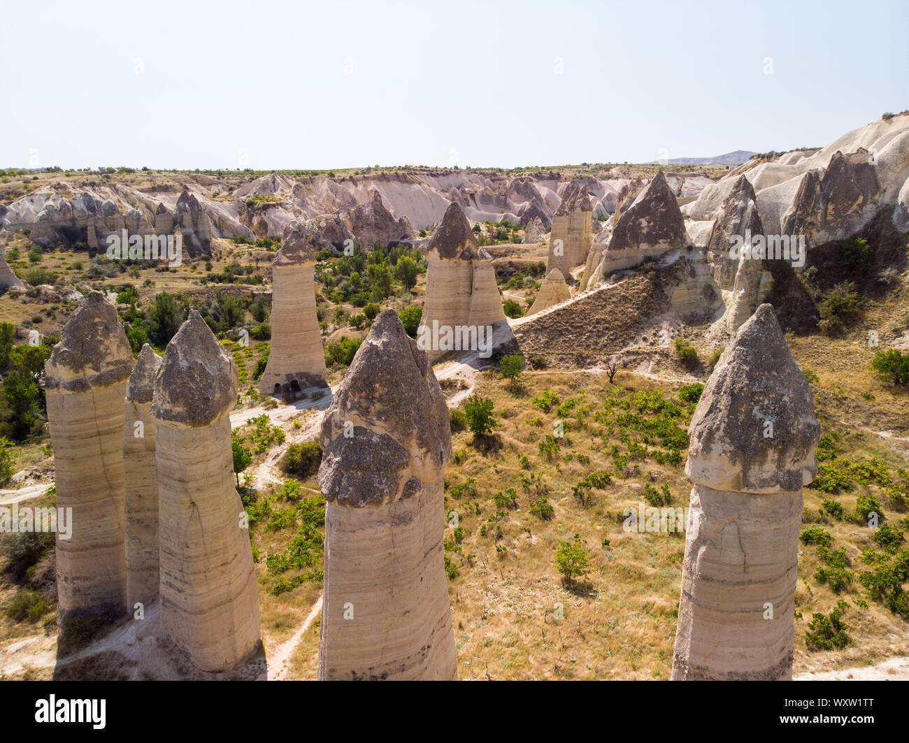Cappadocia aerial, Turkey Stock Photo - Alamy