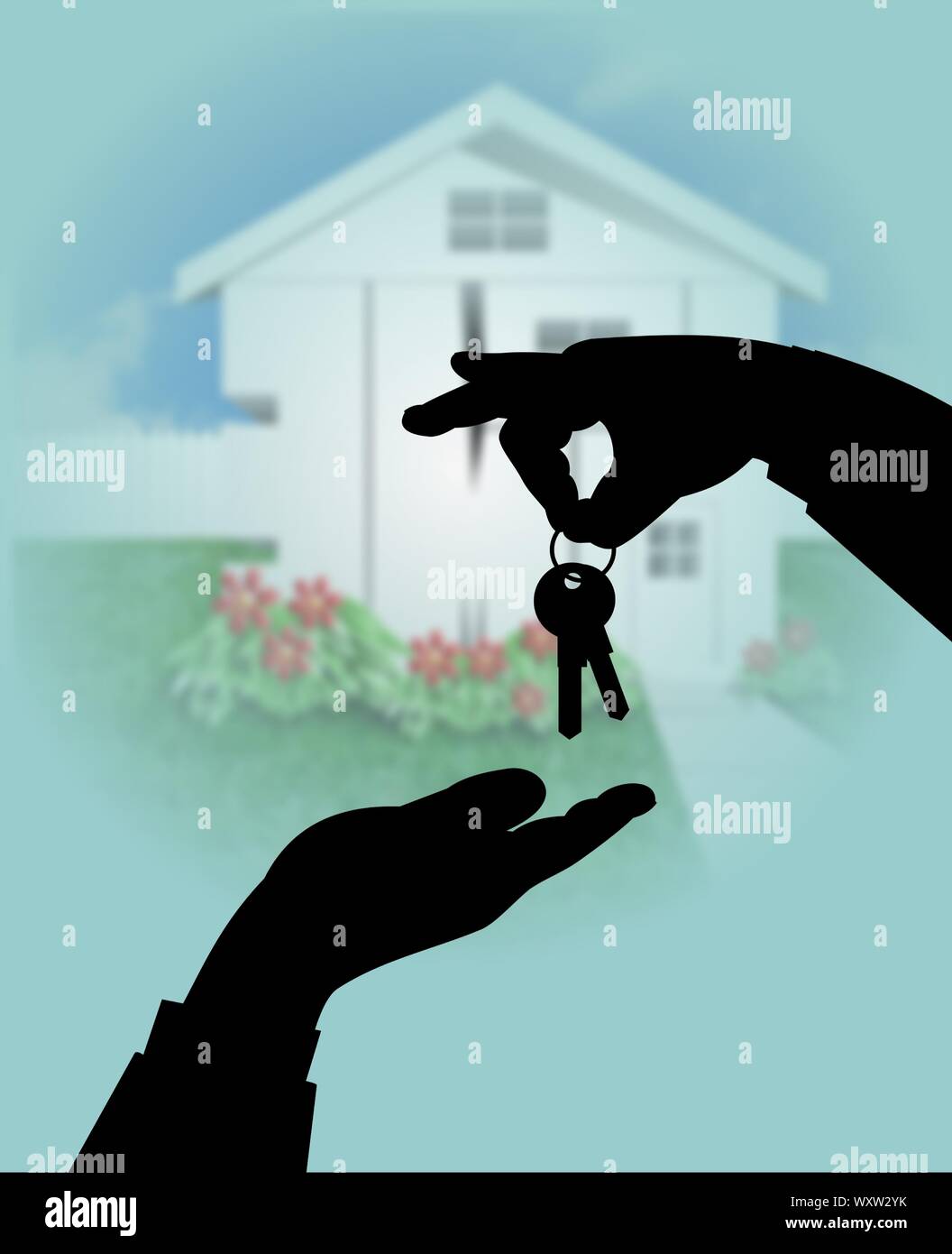 Key dream hause Stock Photo - Alamy